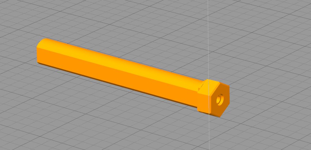 Extended Rear Arm Shaft by None ric | Download free STL model ...