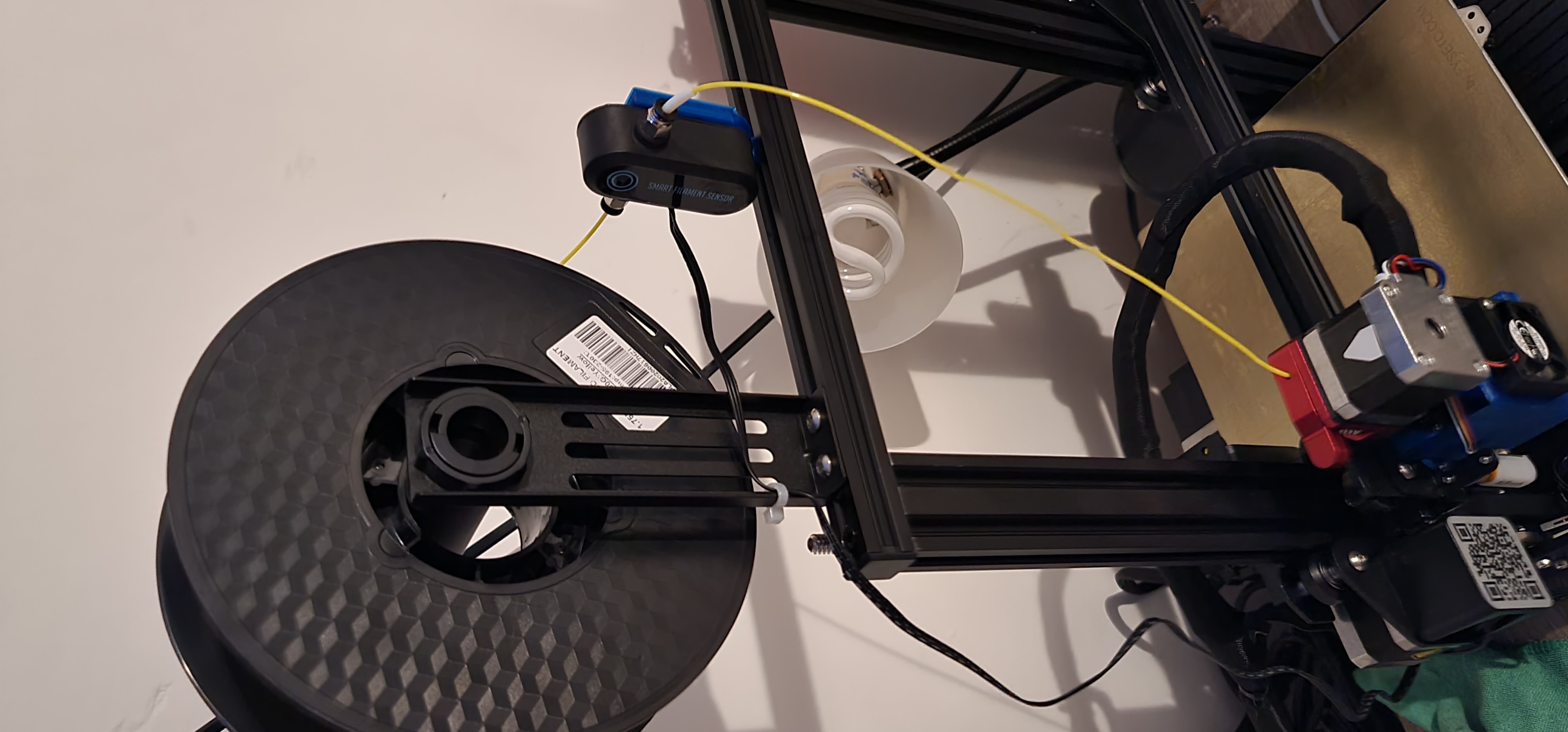 Ender 3/Pro/V2 Bigtreetech smart filament sensor adapter by priyan ...