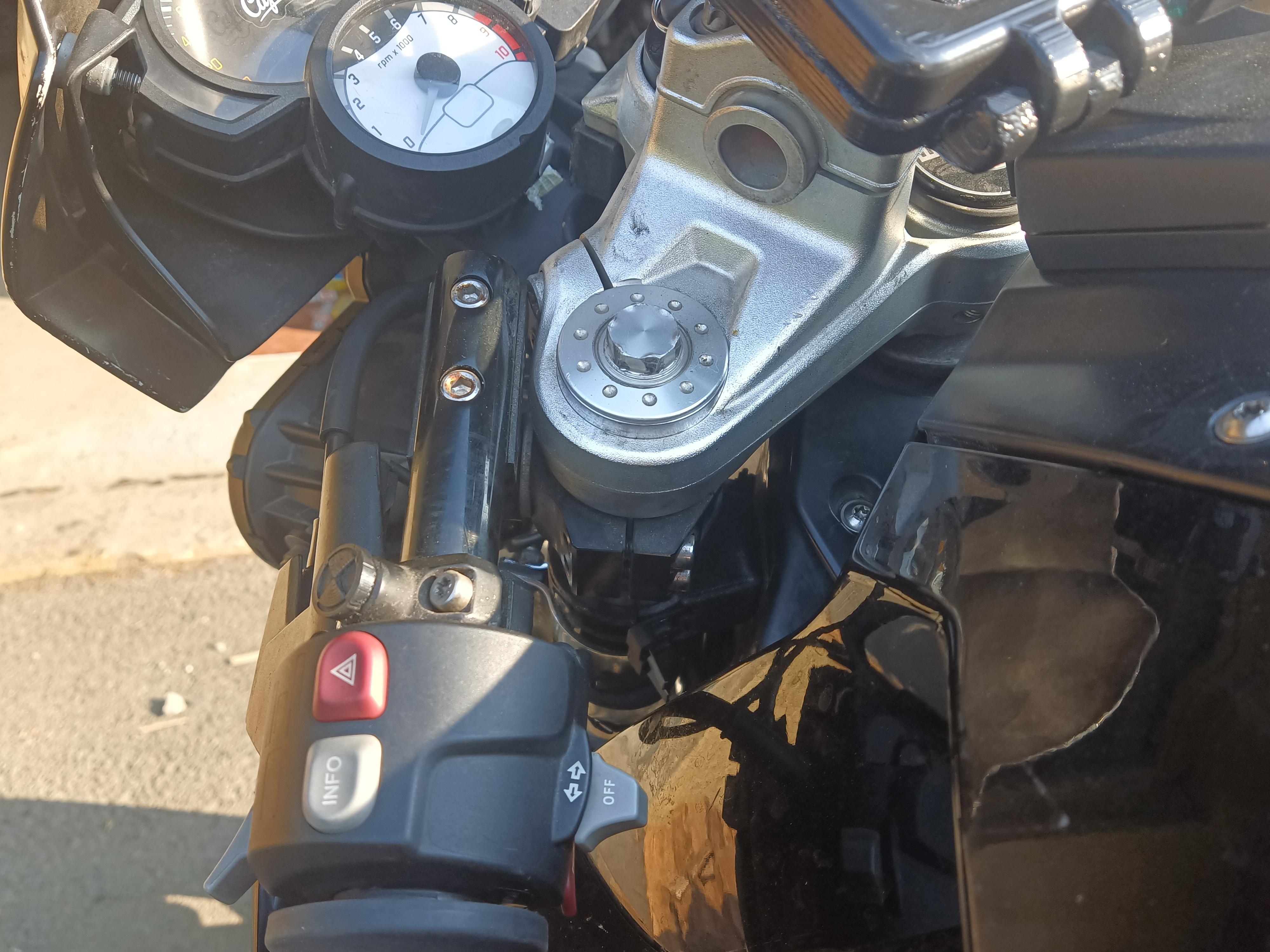 Fork stopper designed to use 43mm clip on a f800r by 4sStylZ | Download ...
