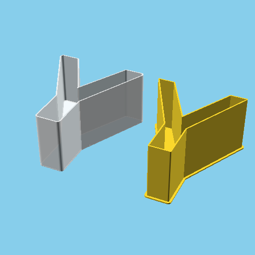 LATIN CAPITAL LETTER Y, nestable box (v1) by PPAC | Download free STL ...