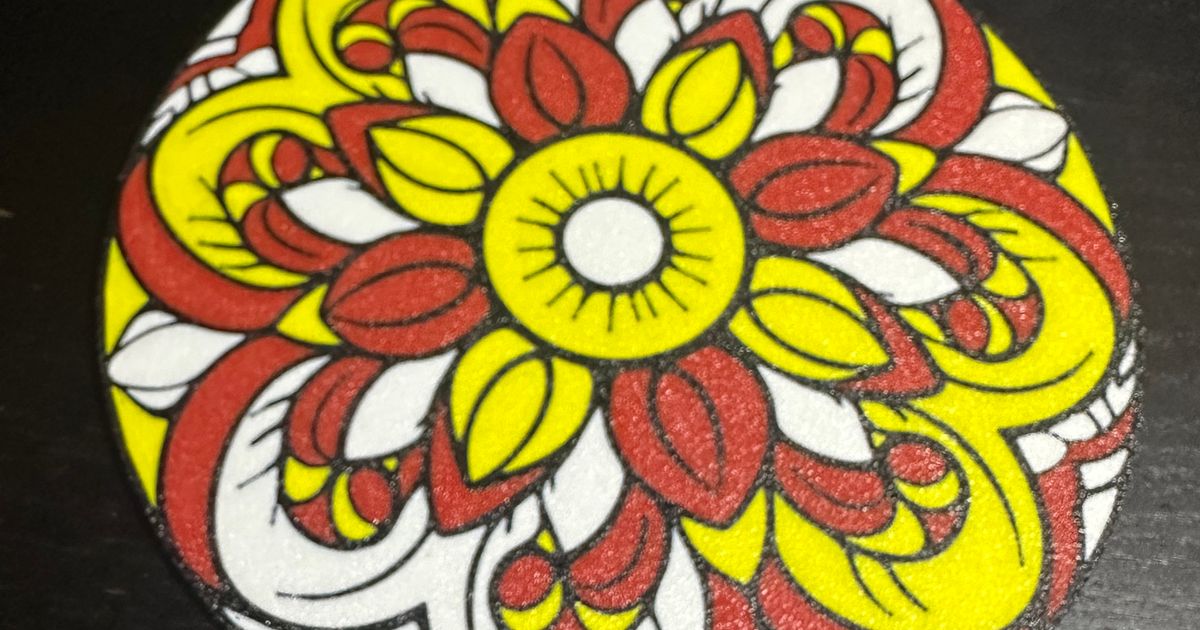 Mandala 001 by freeformz | Download free STL model | Printables.com