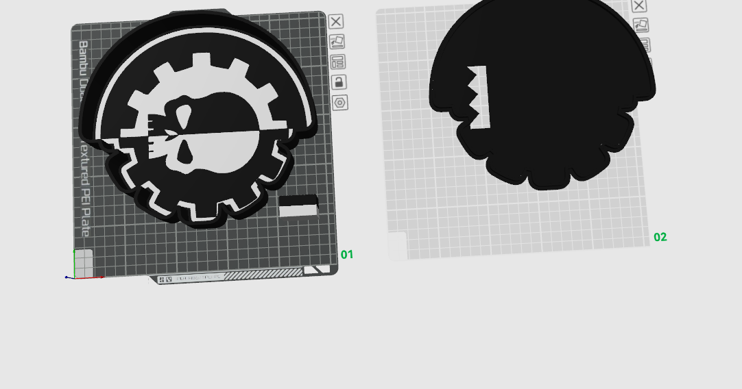 Mechanicum Logo Light box von Alan Johnston | Kostenloses STL-Modell ...