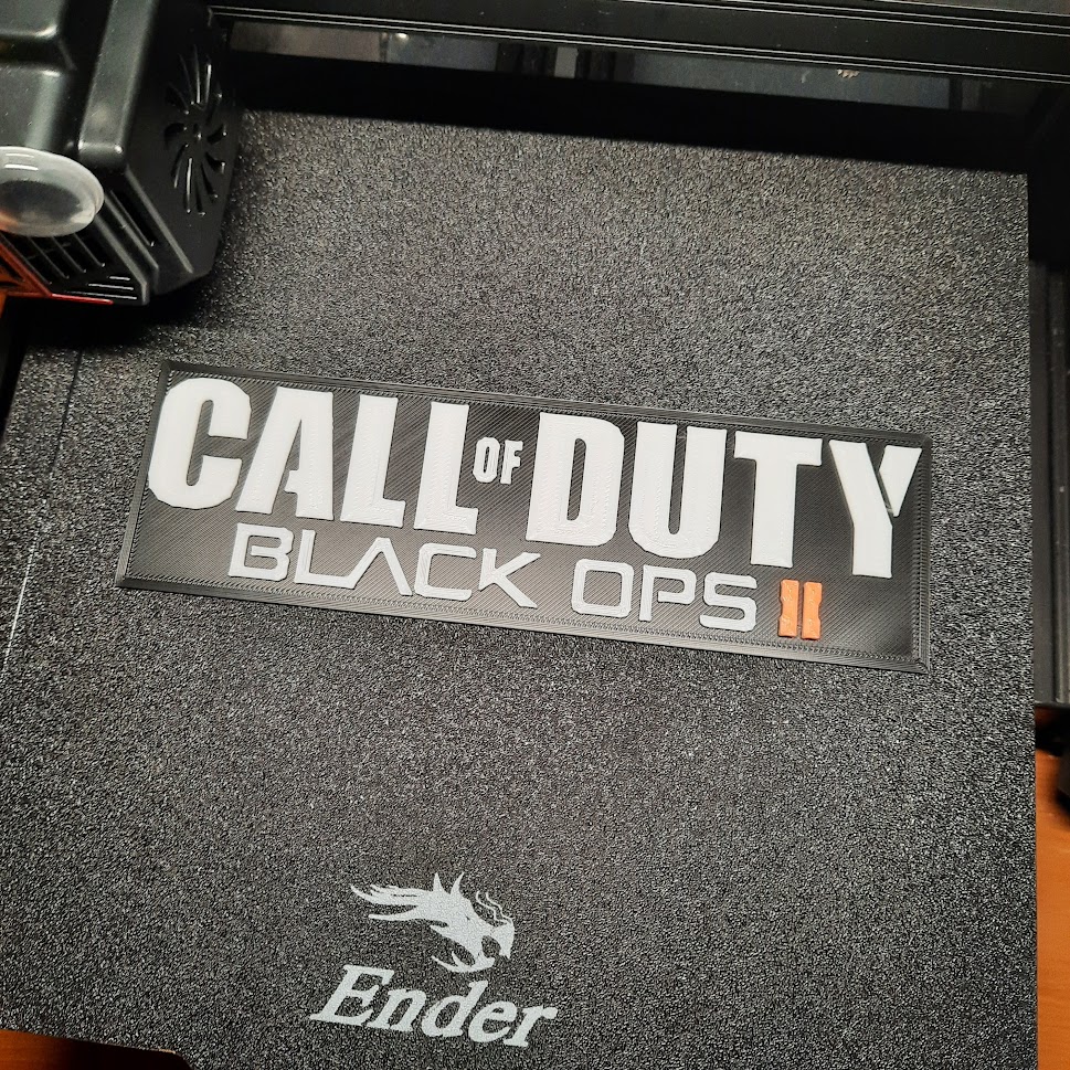 Black Ops 2 Wall Sign by The_5thDoctor | Download free STL model ...