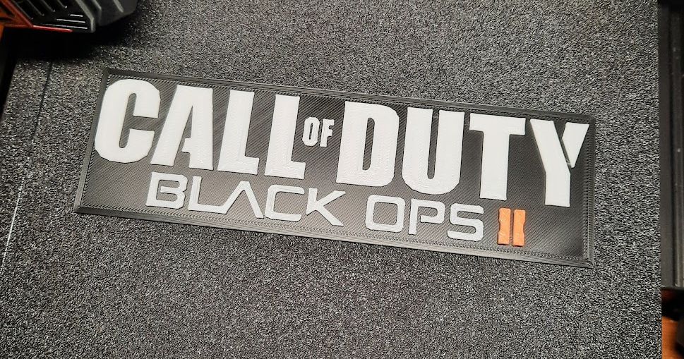 Black Ops 2 Wall Sign by The_5thDoctor | Download free STL model ...