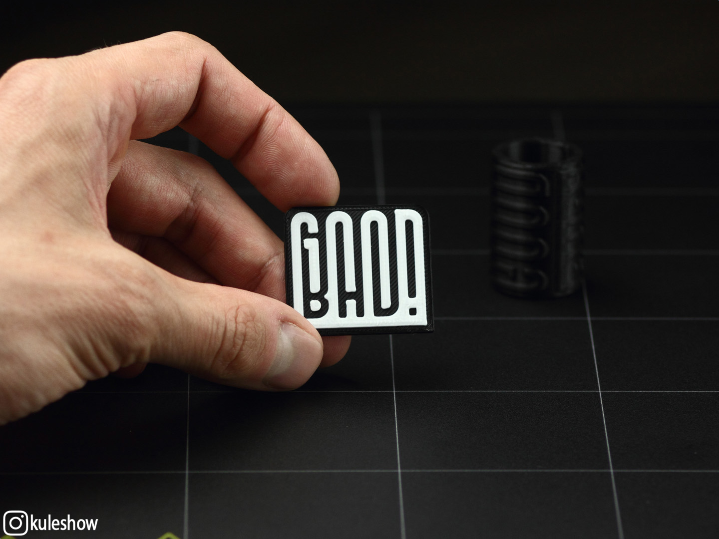 Good Bad Logo by bigovereasy | Download free STL model | Printables.com