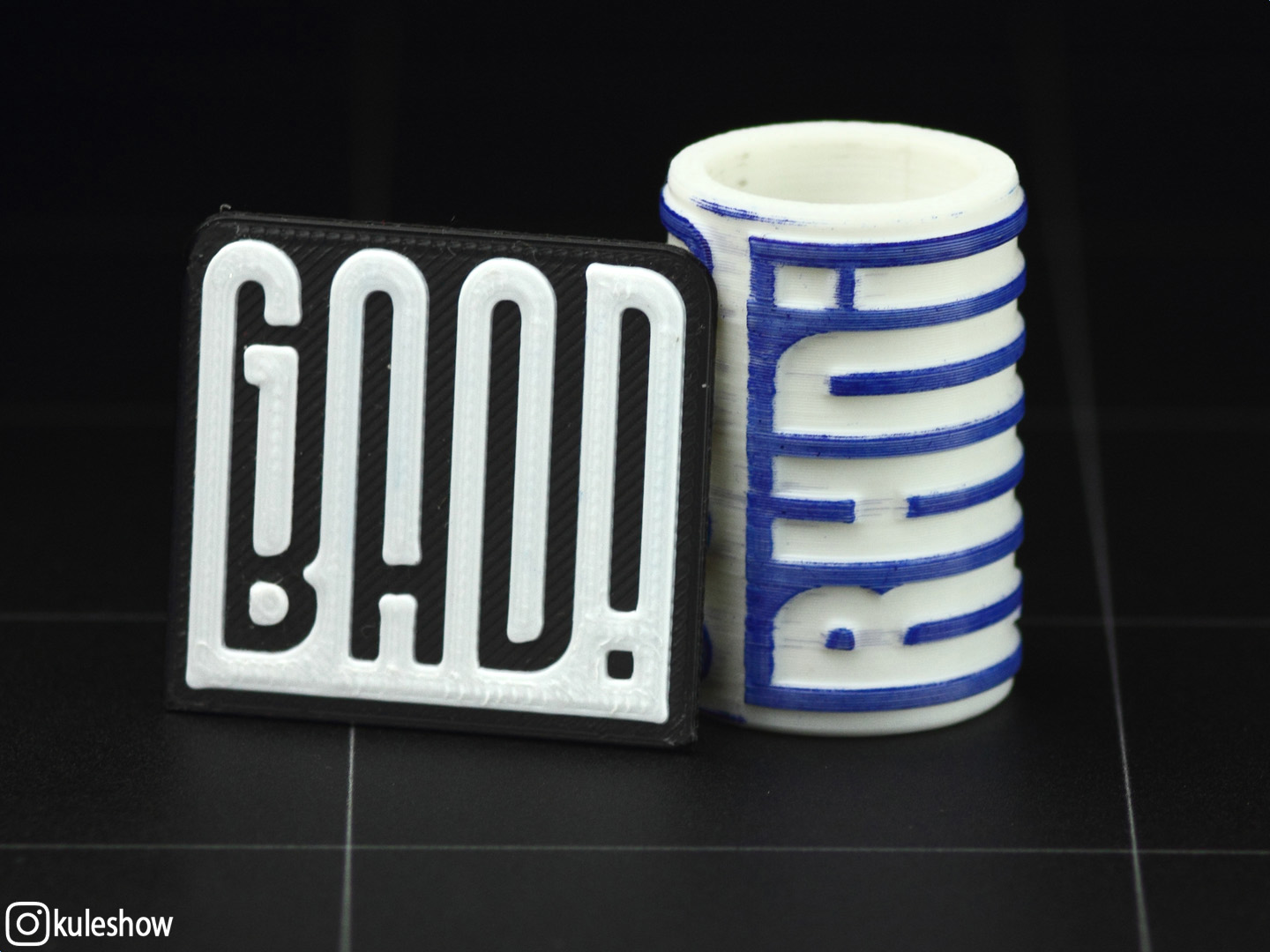 Good Bad Logo by bigovereasy | Download free STL model | Printables.com