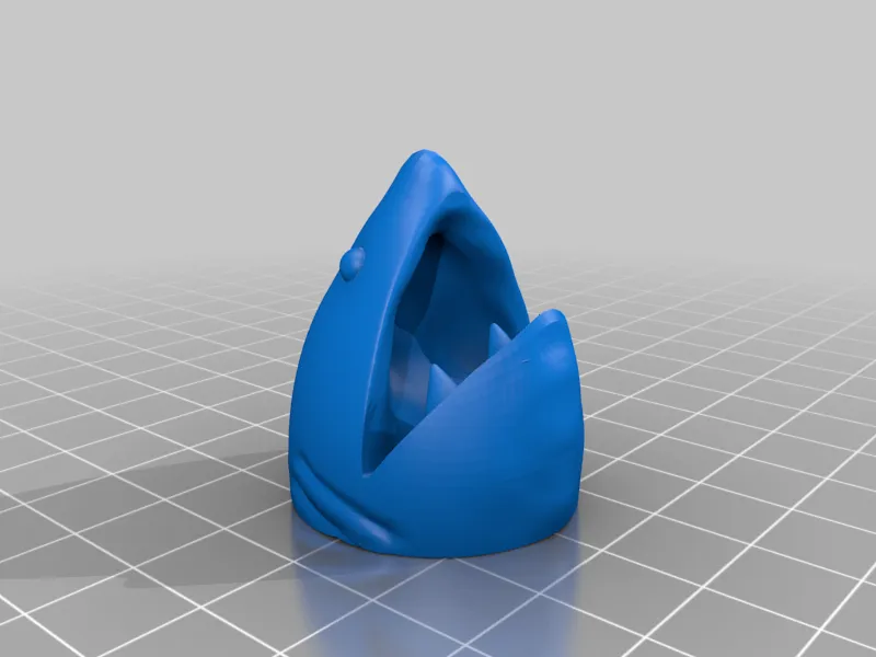 Shark Attack! Straw Topper by KyuubiNight | Download free STL model ...
