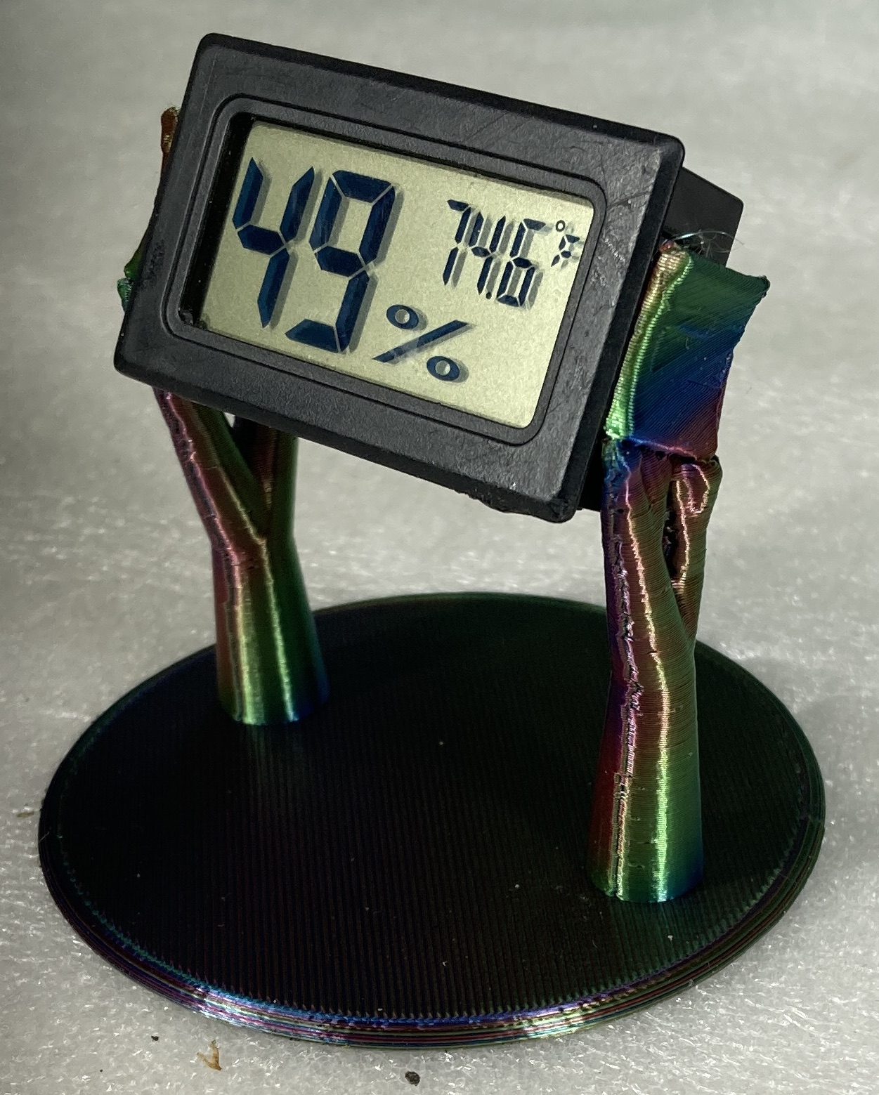 Organic Hygrometer Stand by hoco | Download free STL model | Printables.com