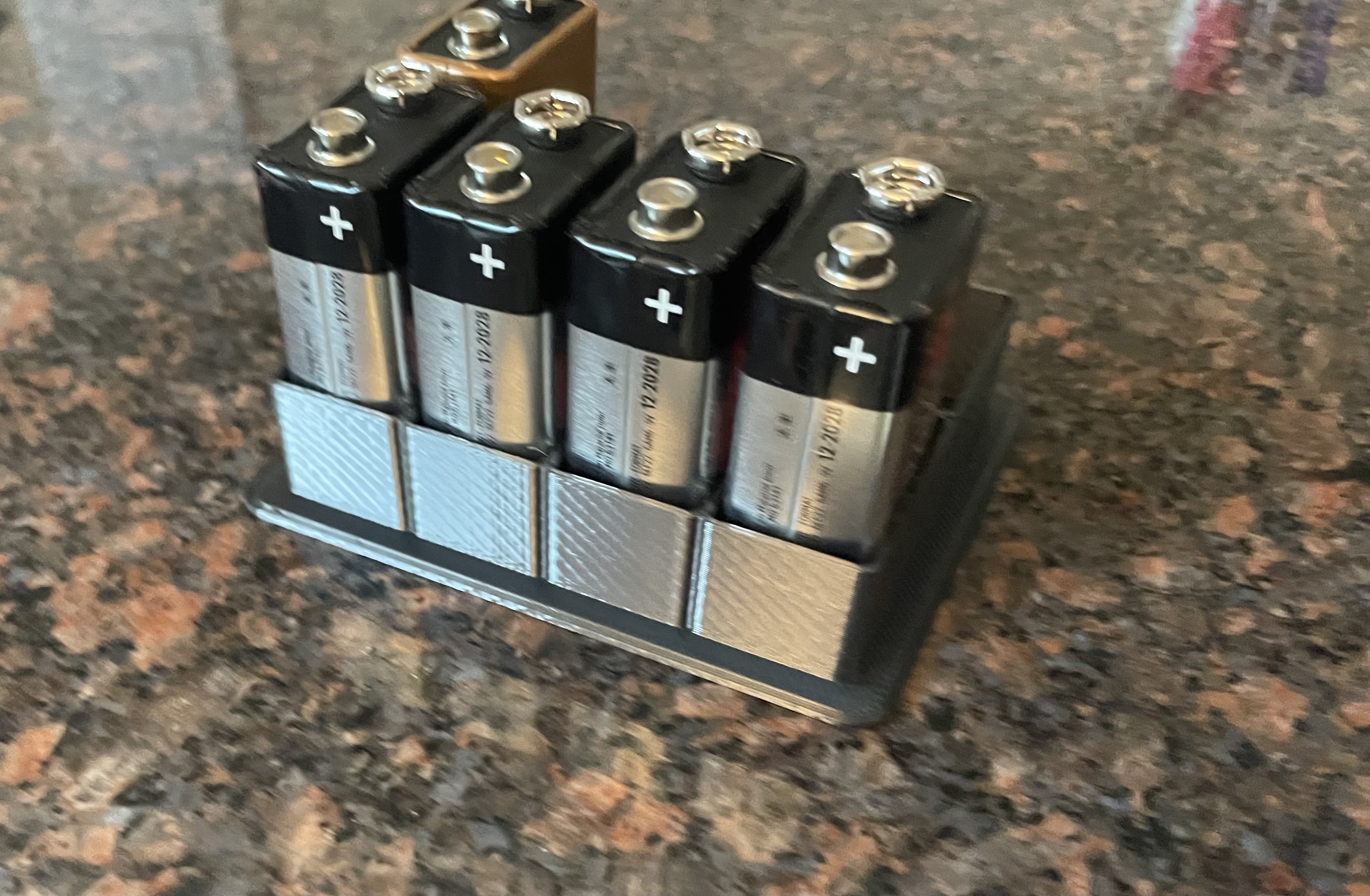 9v Holder (2x4 Tray) by Lando | Download free STL model | Printables.com