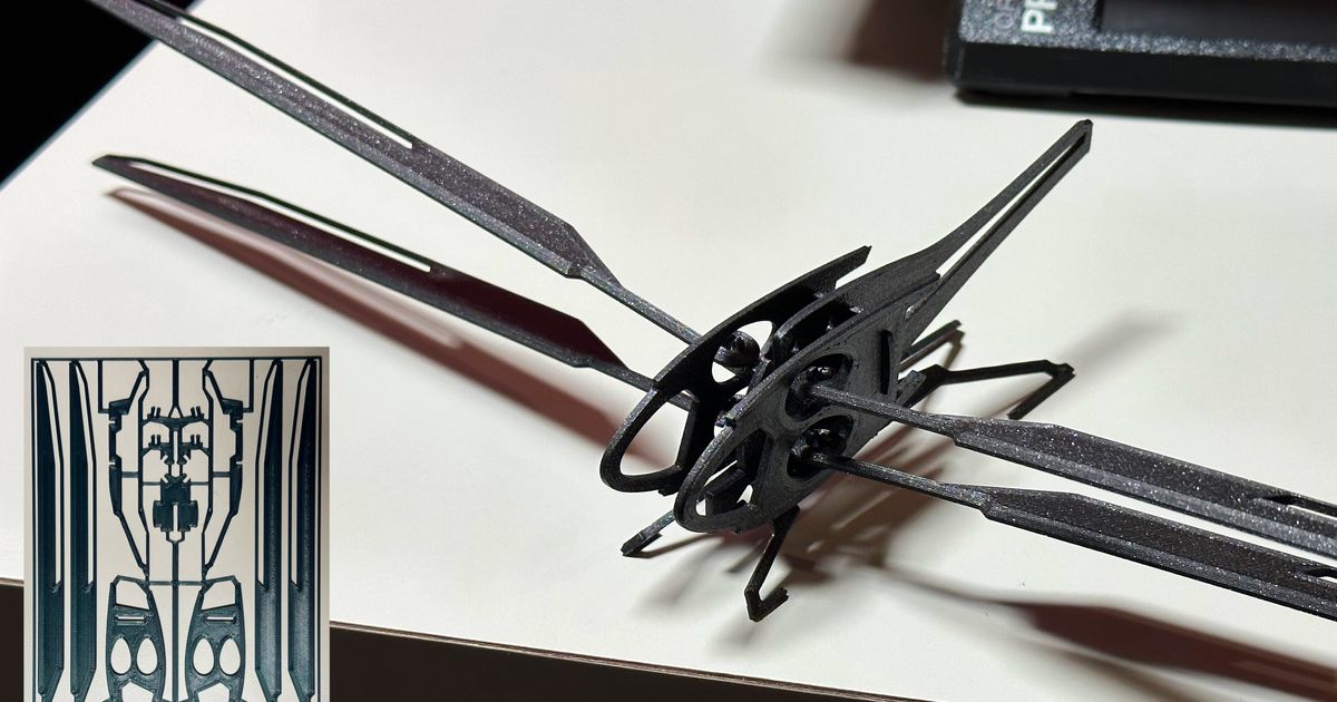 Dune Ornithopter Kit Card por Teak | Descargar modelo STL gratuito ...
