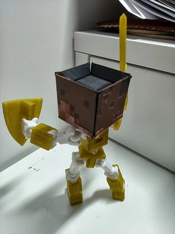 Minecraft MINI 13 Multicolor Hueforge Head by Chris N. | Download free ...