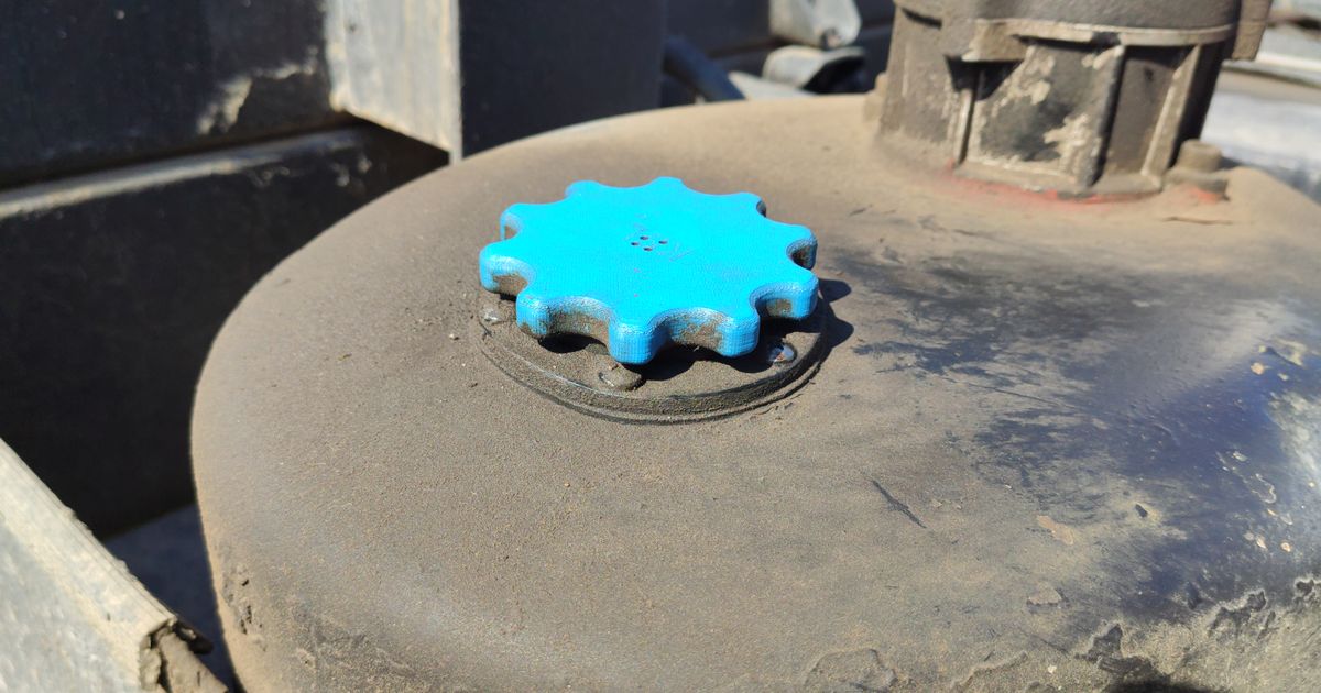 Avia hydraulic tank cap by copycat | Download free STL model ...