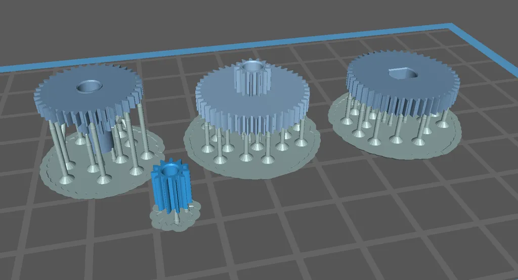 Crawl gears for TRX4m by Julian | Download free STL model | Printables.com