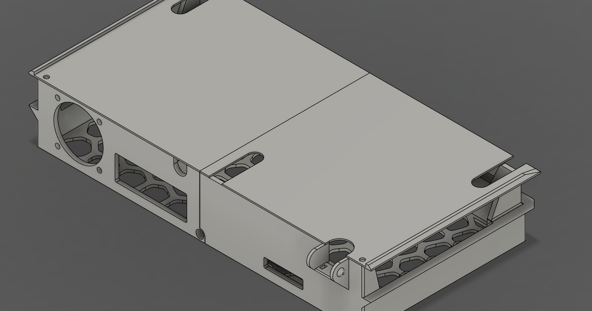 Ender 3 Rear Mounted Enclosure by VOID | Download free STL model ...