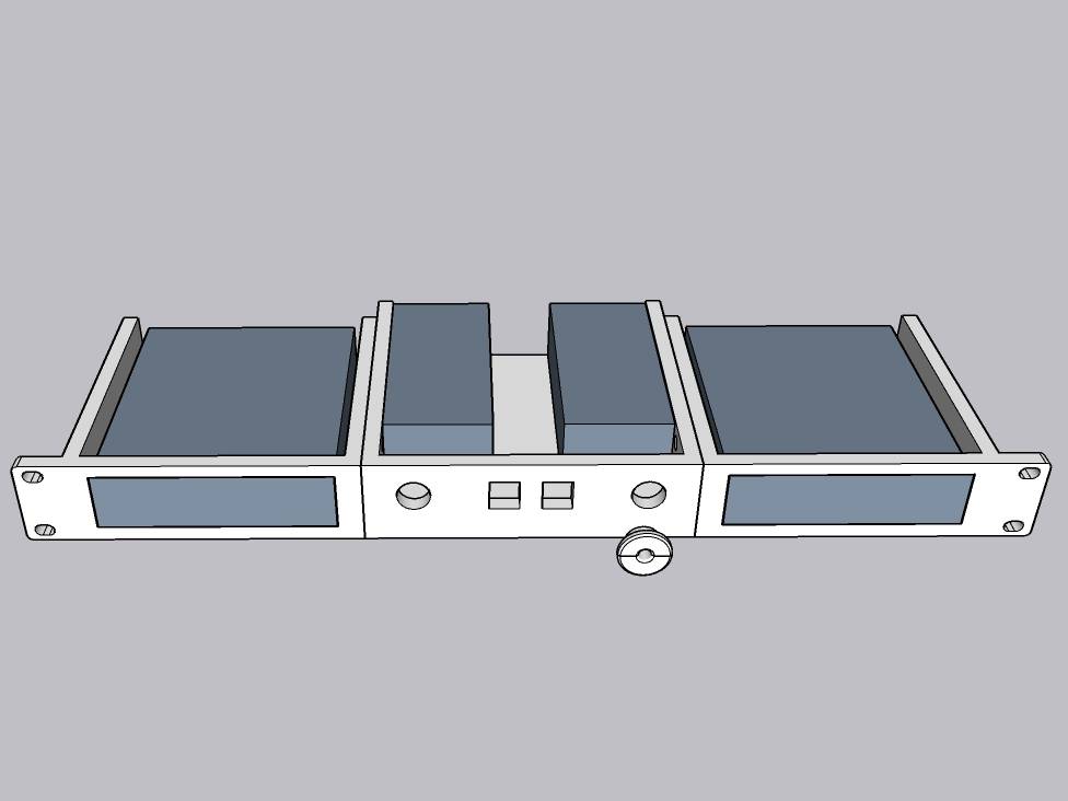 Dual MikroTik RB260 19 inch rack monut by Debolestis | Download free ...