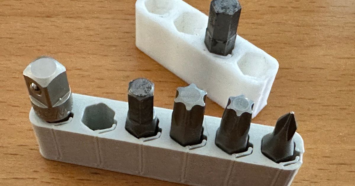 Bit clip by mschmitt | Download free STL model | Printables.com