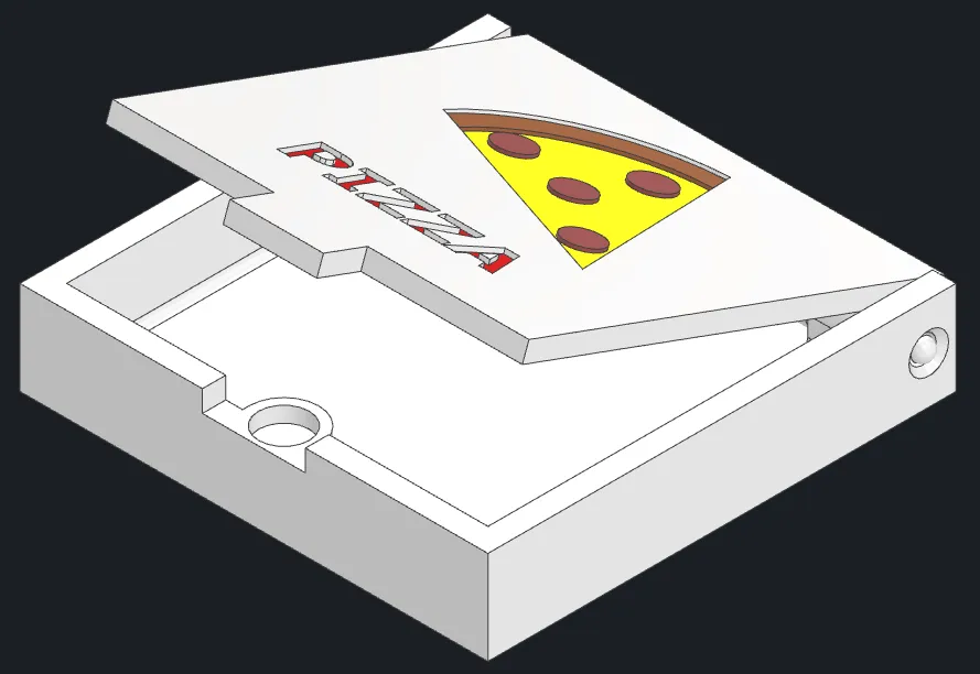 Pizza Ring Box by Krieger1356 | Download free STL model | Printables.com