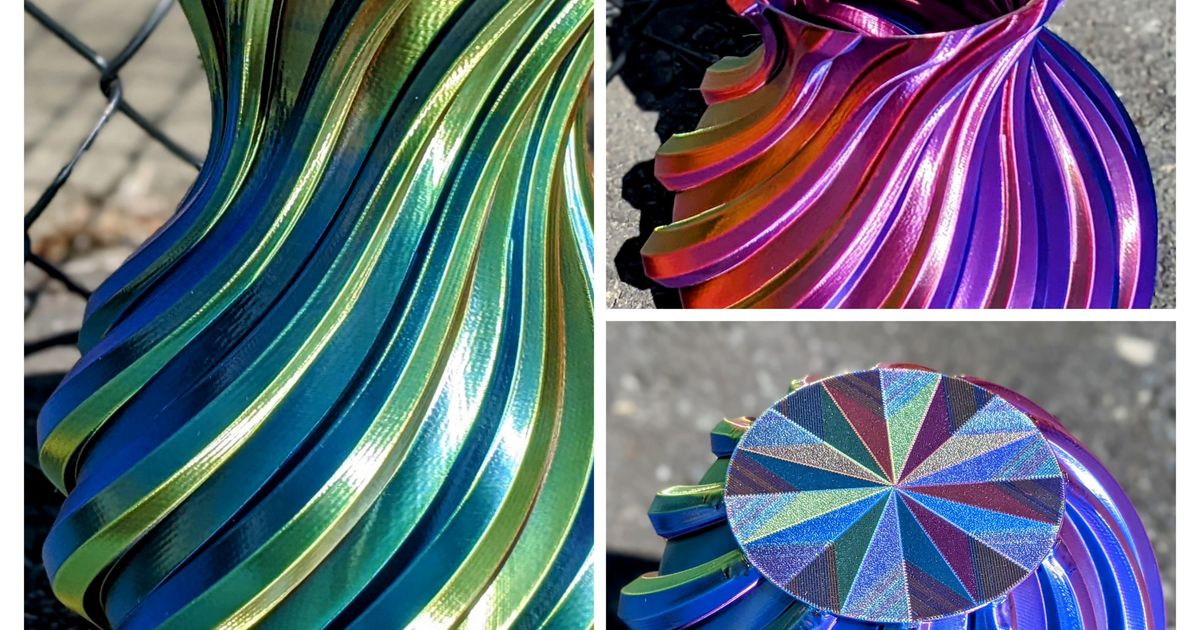 Vase Mode Experiment #043 | Octagon Spiraled by Grandpa 3DPrints ...