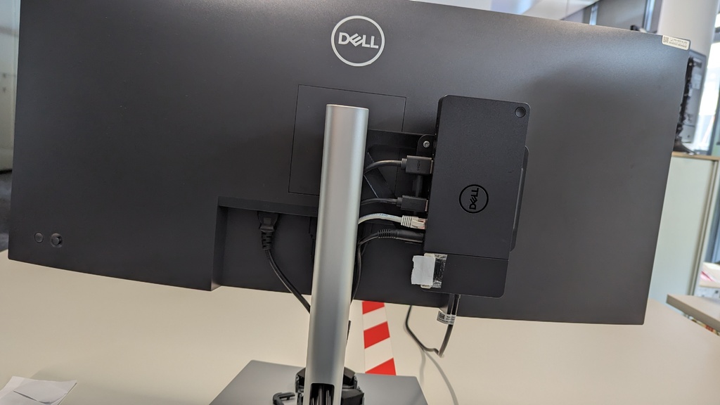 Dell P3421W: mount any Dell Dockingstation (WD15, WD19, WD22) by ...