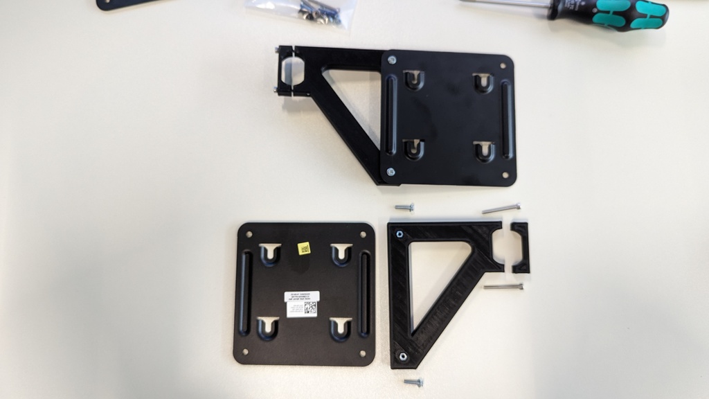 Dell P3421W: mount any Dell Dockingstation (WD15, WD19, WD22) by ...