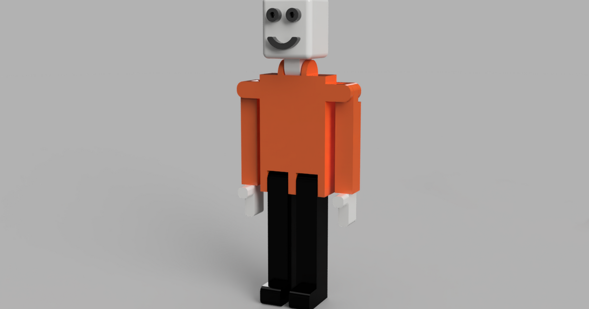 Print In Place Ragdoll Bot Dude by DR 3D | Download free STL model ...