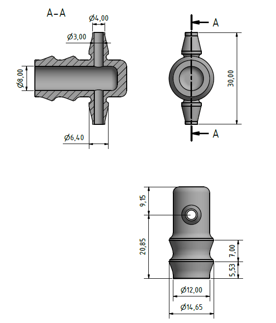 Irrigation T-Adapter by Master Yoda | Download free STL model ...