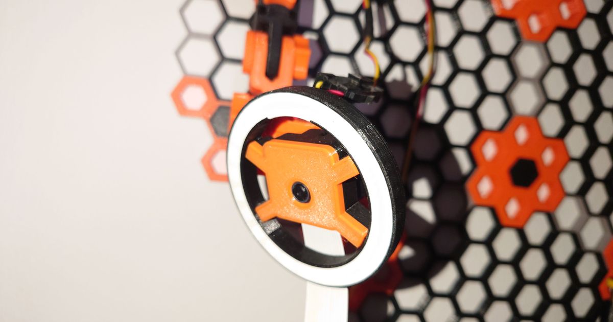 Articulating Raspberry Pi v2 cam with ring light by Dominik Chuchlík ...