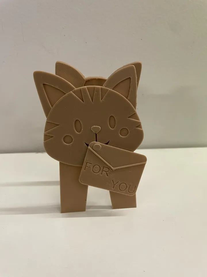 Cat_Envelope_Kit_Card by Raj | Download free STL model | Printables.com