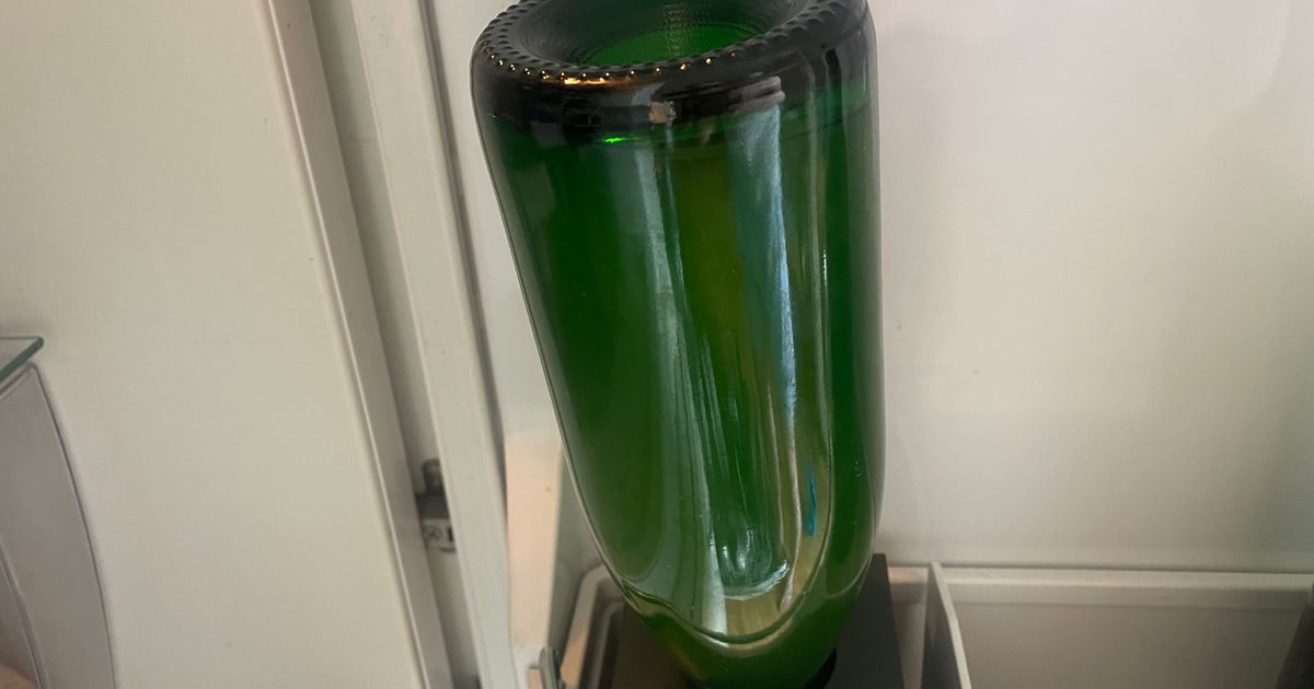 Fridge Door Champagne Riddler by Loek | Download free STL model ...