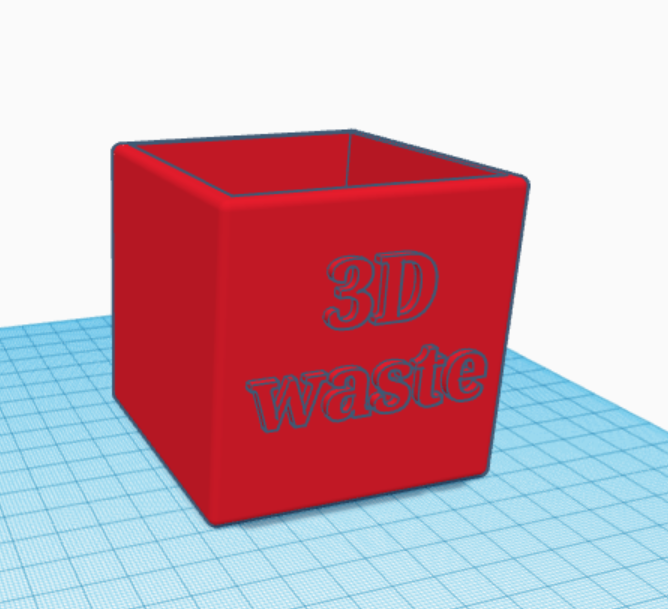 3D waste/trash bin by runningturtle08 | Download free STL model ...