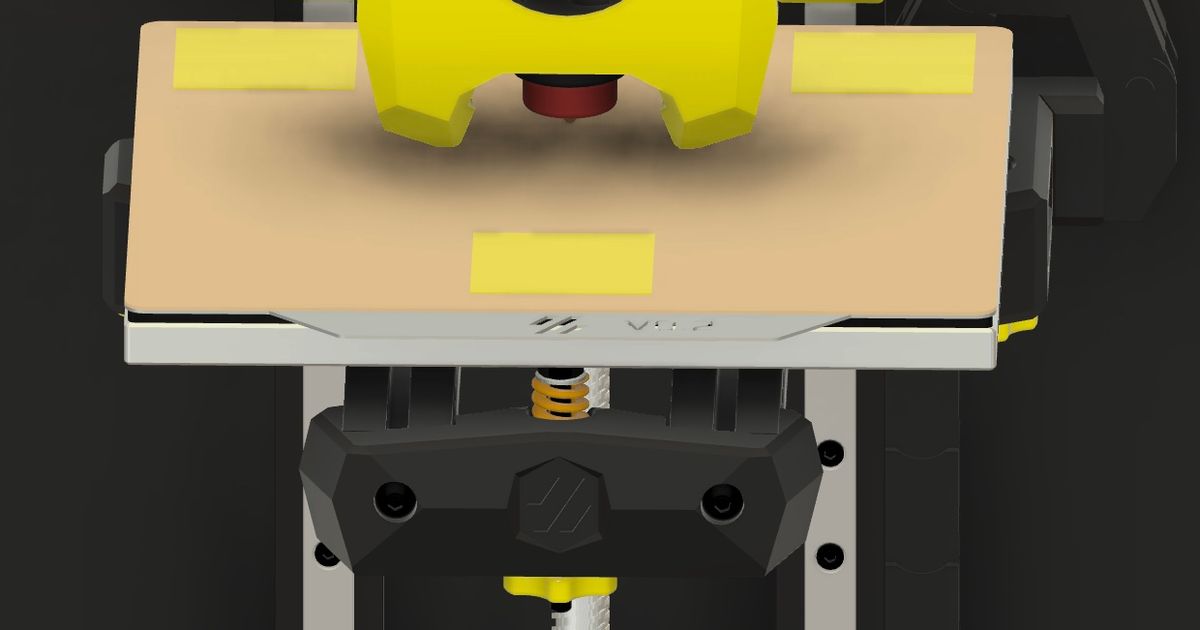 Voron V0 V0.1 V0.2 Bed Levelling Squares by Kyle 🇬🇧 | Download free STL ...