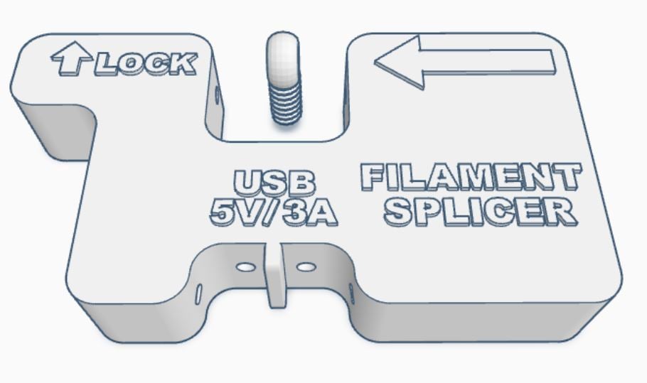 AUTO FILAMENT SPLICER (AFS V1) USING YOUR 3D BOWDEN PRINTER (e.g. Ender ...