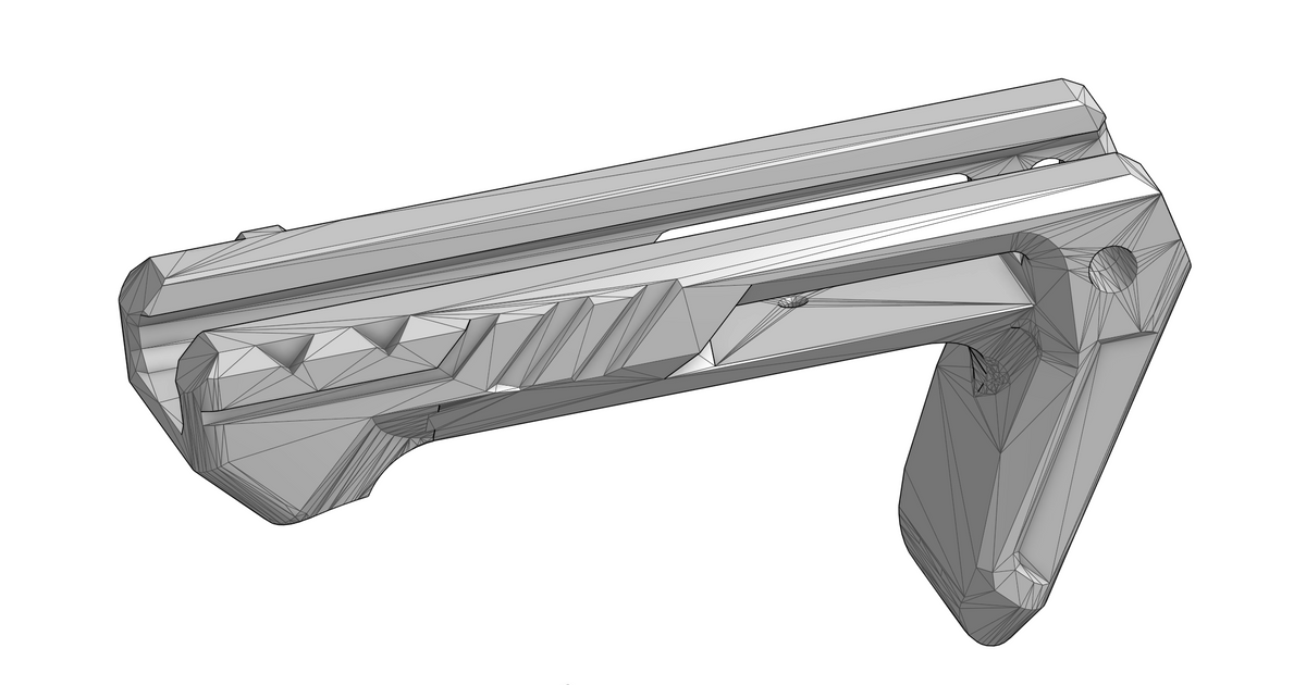 Minified Knight Hawk Grip by Beneto | Download free STL model ...