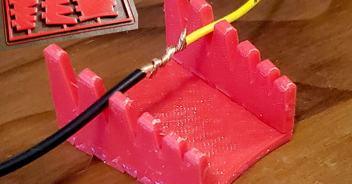 Soldering Jig - card kit by agmcmll | Download free STL model ...