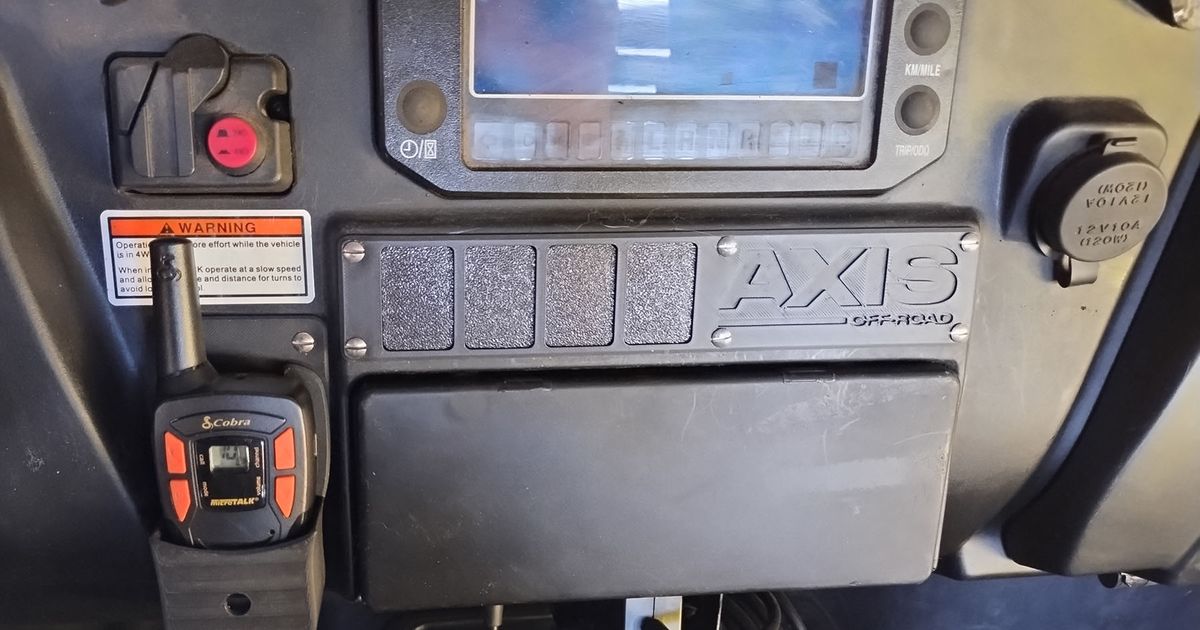 Axis 500 switch panel by El_Taco_Loco | Download free STL model ...