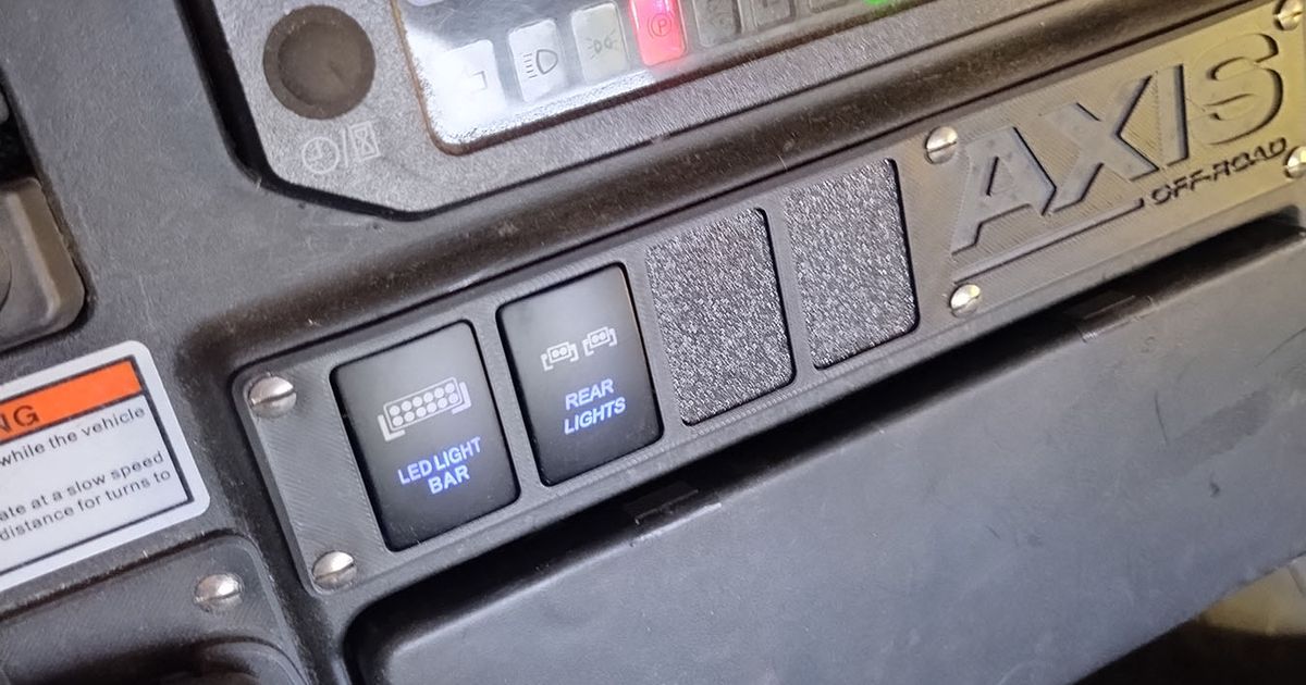 Axis 500 switch panel by El_Taco_Loco | Download free STL model ...