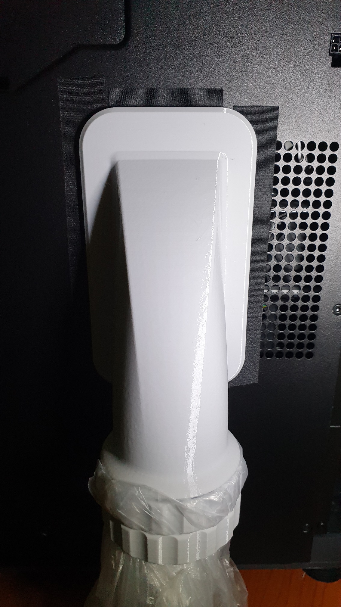 Trash bag poop chute for Bambu Lab P1P/X1C by rafo | Download free STL model | Printables.com