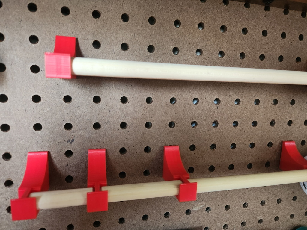 Modular Wire Spool Holders for Pegboard by RetroModder | Download free ...