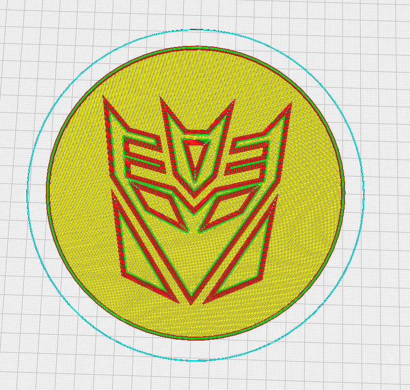 Transformers Decepticon Faceplate for Light Box by 253Bigfoot ...