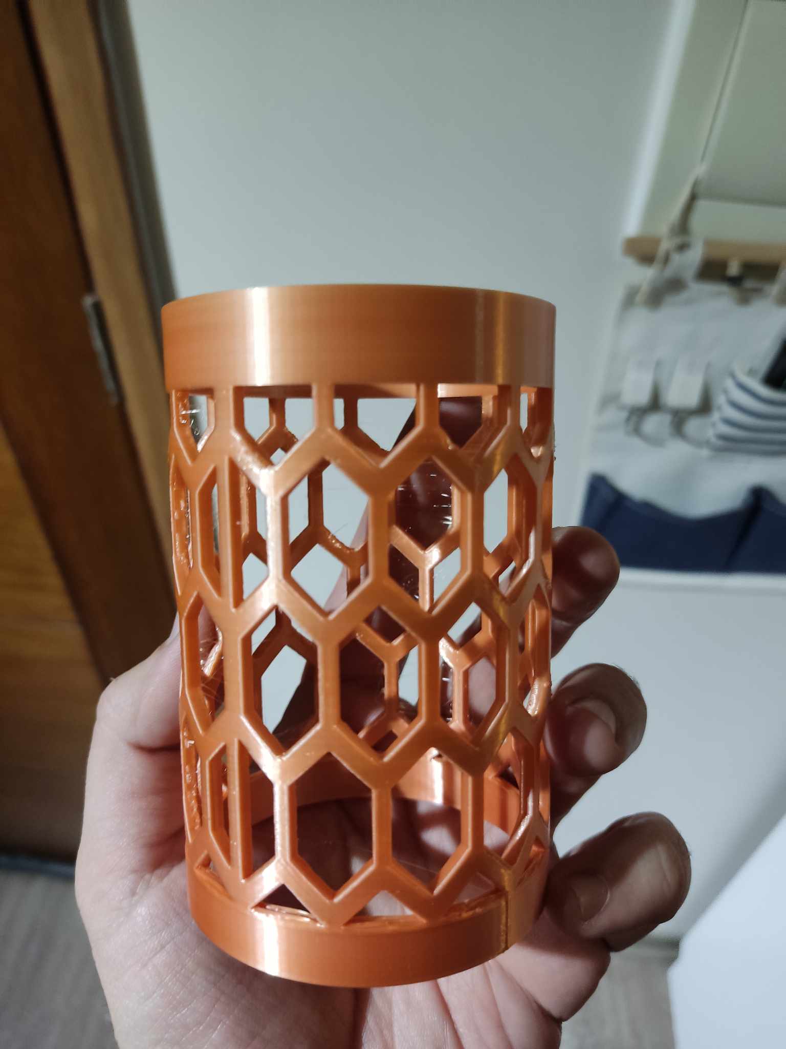 Honeycomb hollow riser by Noir | Download free STL model | Printables.com