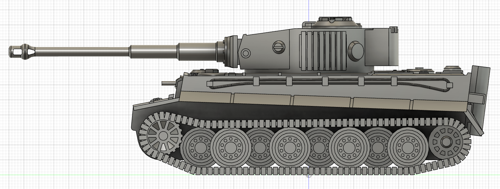 Panzerkampfwagen VI Tiger 1 E by DeltaX | Download free STL model | Printables.com