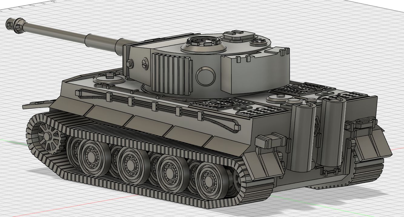 Panzerkampfwagen VI Tiger 1 E by DeltaX | Download free STL model ...