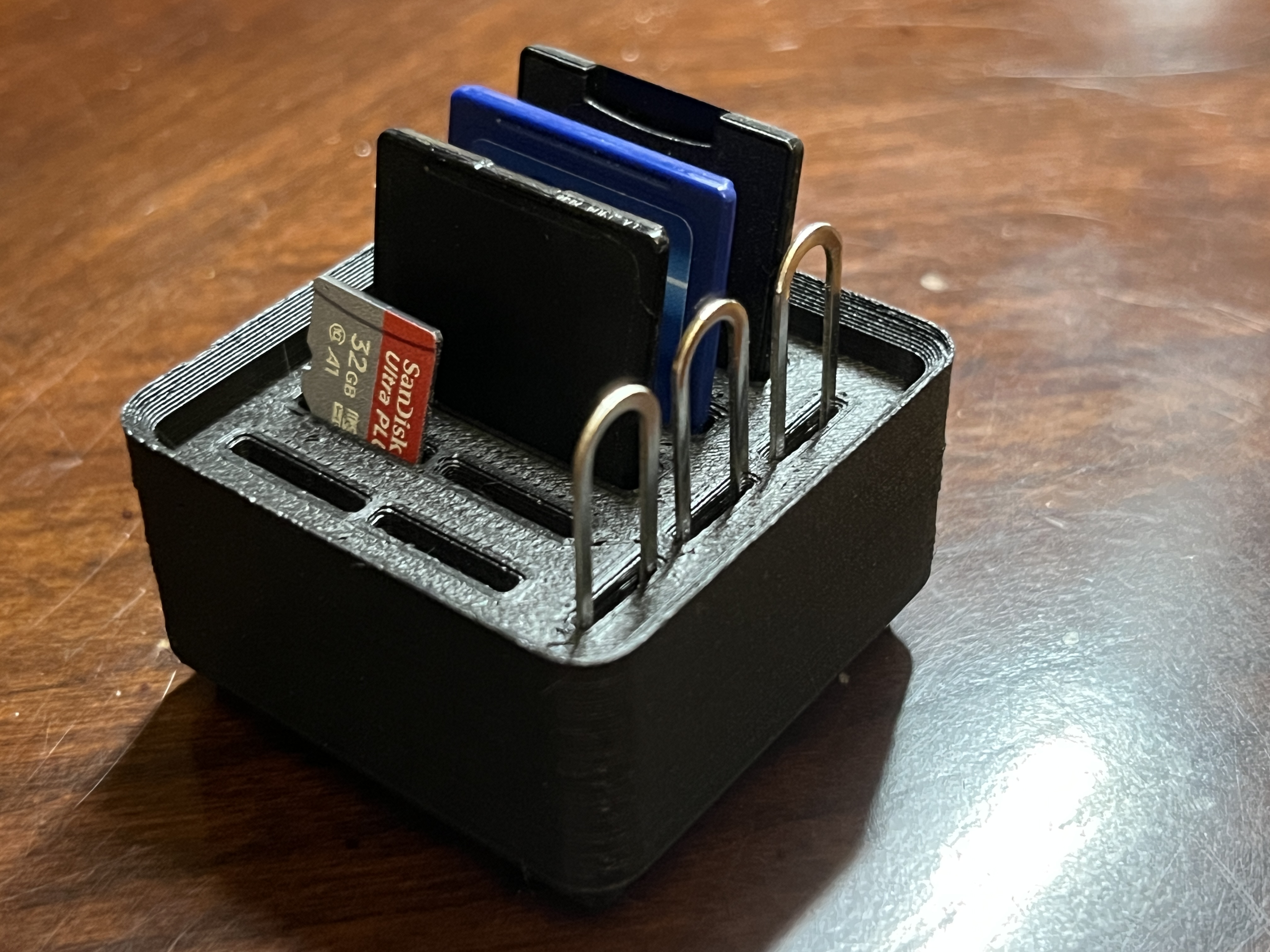 SD card holder w/ SIM tool (Gridfinity) by Solution Bear | Download ...