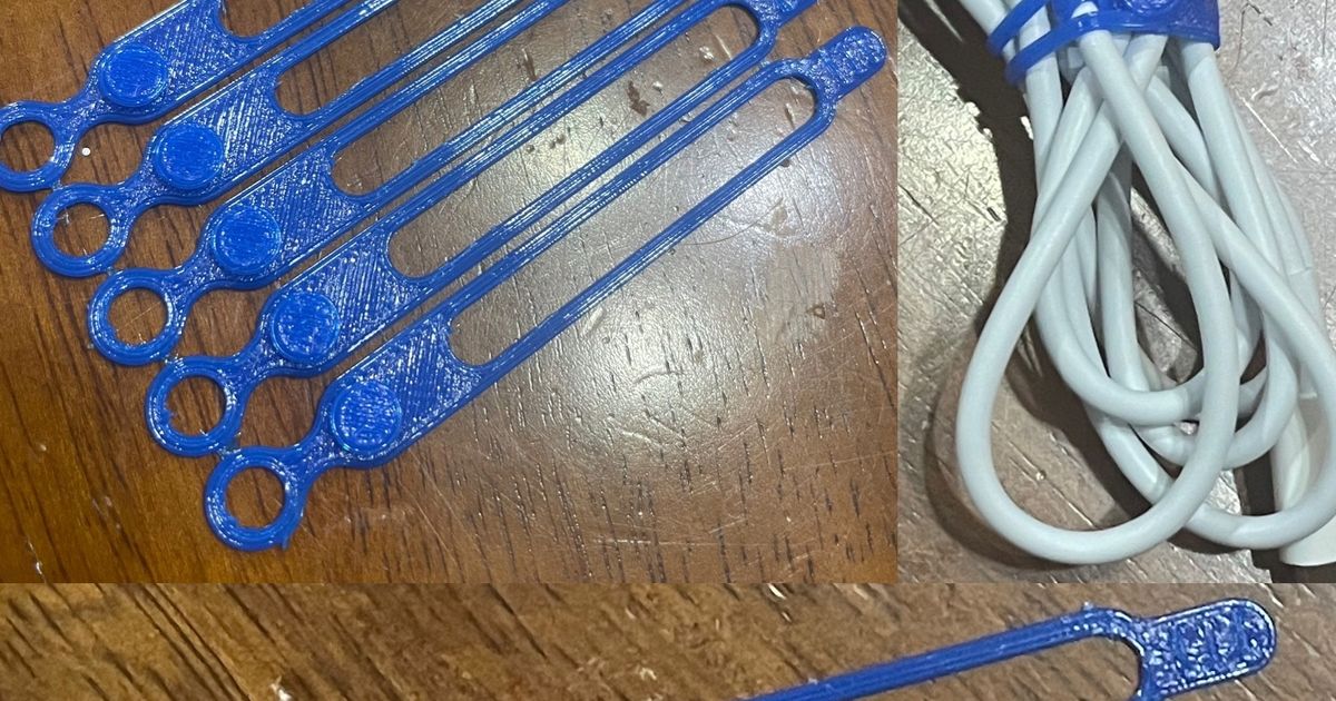 Flexi-Ties (including card style) by Michael | Download free STL model ...