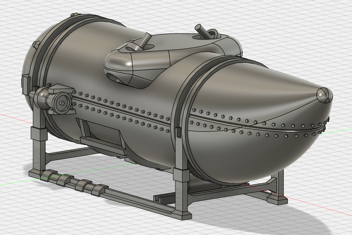Oceangate Titan Submersible (outdated) by DeltaX | Download free STL ...