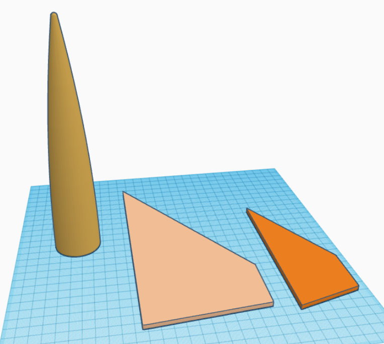 Estes Rocket STM-012 Kit 7221 Fin and Nose Cone PNC60RL Templates by ...
