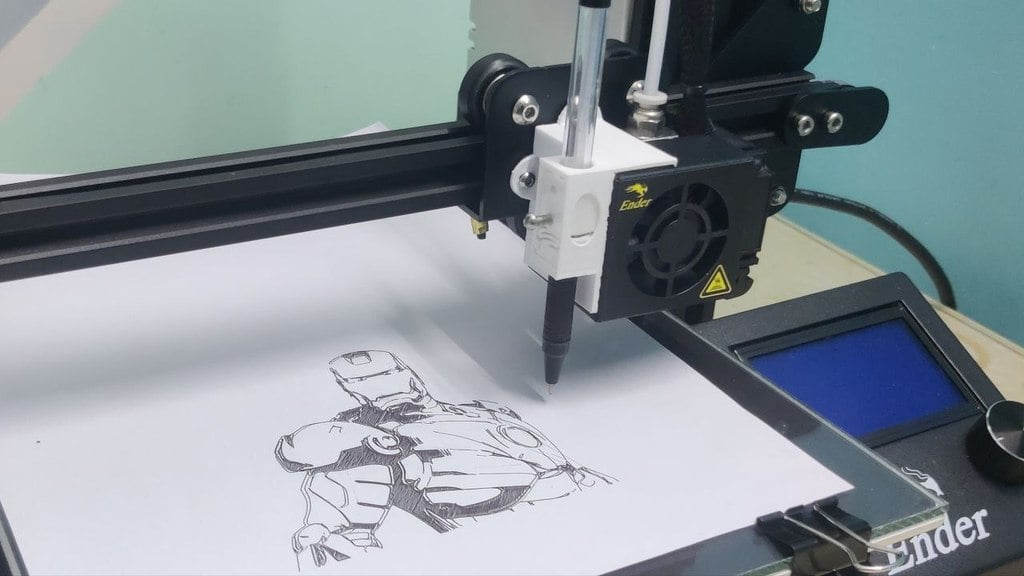 Plotter Addon For Ender 3 Pro por Salo Soja Edwin | Descargar modelo ...