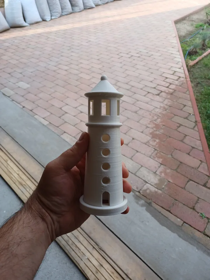 Lighthouse with base by Gaborzoli33 | Download free STL model ...