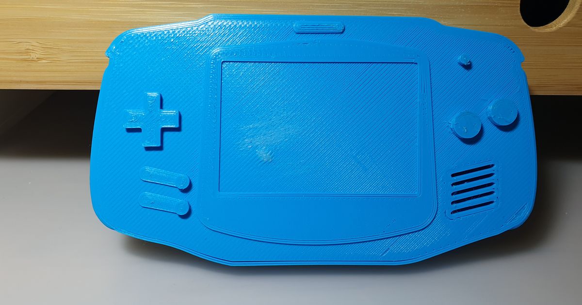 1:1 Scale Nintendo GBA by FlamBearYT | Download free STL model ...