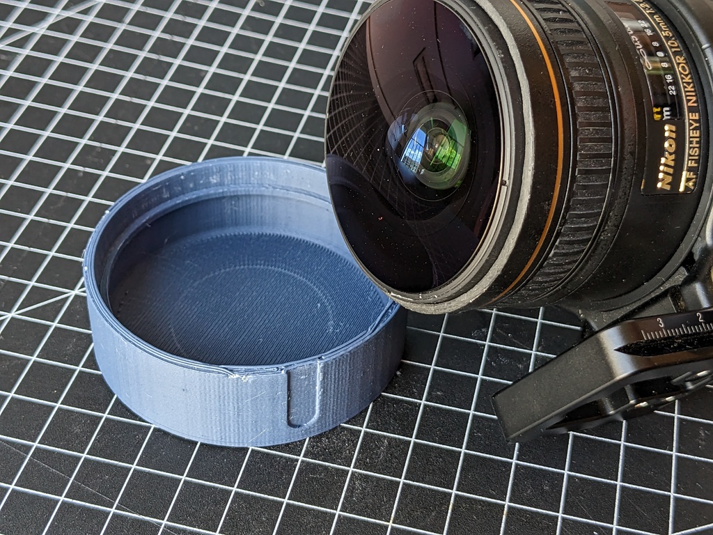 - The CAPelot - 10.5mm Fisheye Nikkor cap for removed hood (FX modified ...